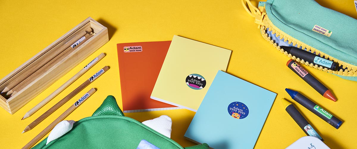 Étiquette fourniture scolaire - marquer les fournitures scolaires avec ...